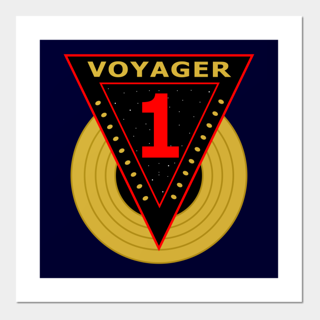 Voyager 1 Space Probe Voyager 1 Golden Record Posters And Art Prints Teepublic